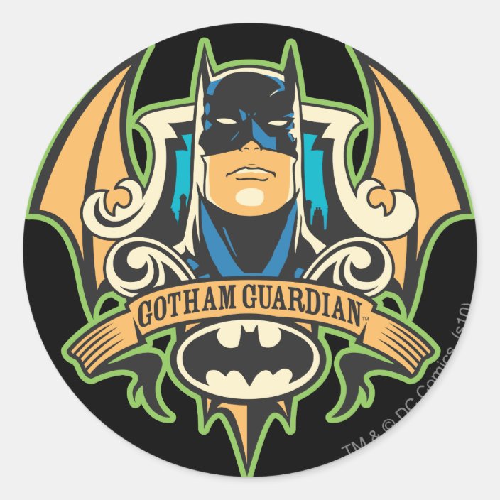Gotham Guardian Classic Round Sticker | Zazzle.com