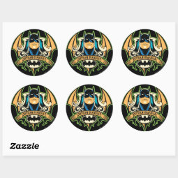 Gotham Guardian Classic Round Sticker | Zazzle