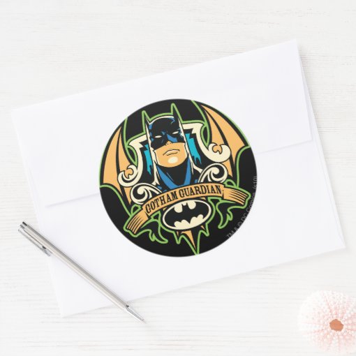Gotham Guardian Classic Round Sticker | Zazzle