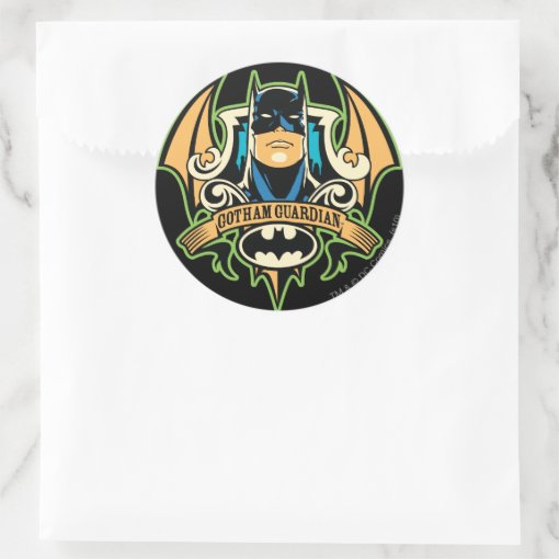 Gotham Guardian Classic Round Sticker | Zazzle