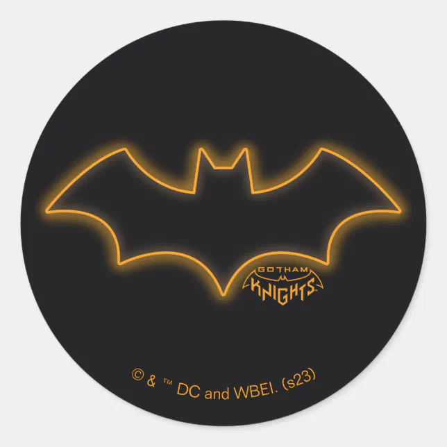Gotham Knights Batgirl Logo Classic Round Sticker | Zazzle