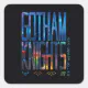 Gotham Knights City Lettering Square Sticker | Zazzle