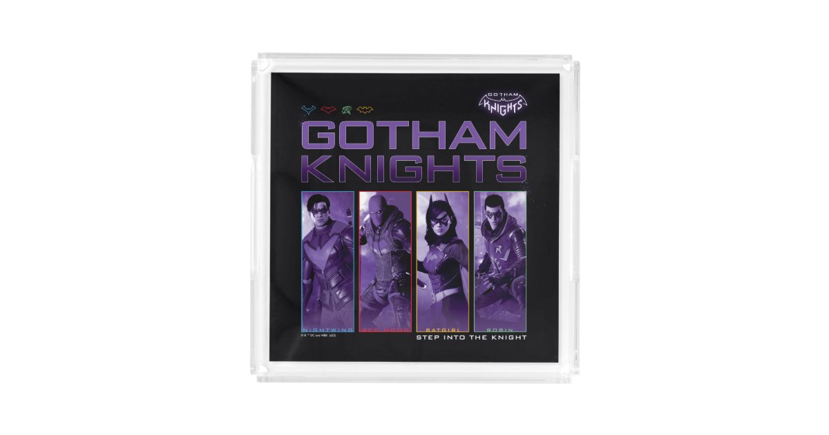 Gotham Knights Hero Panels Acrylic Tray | Zazzle