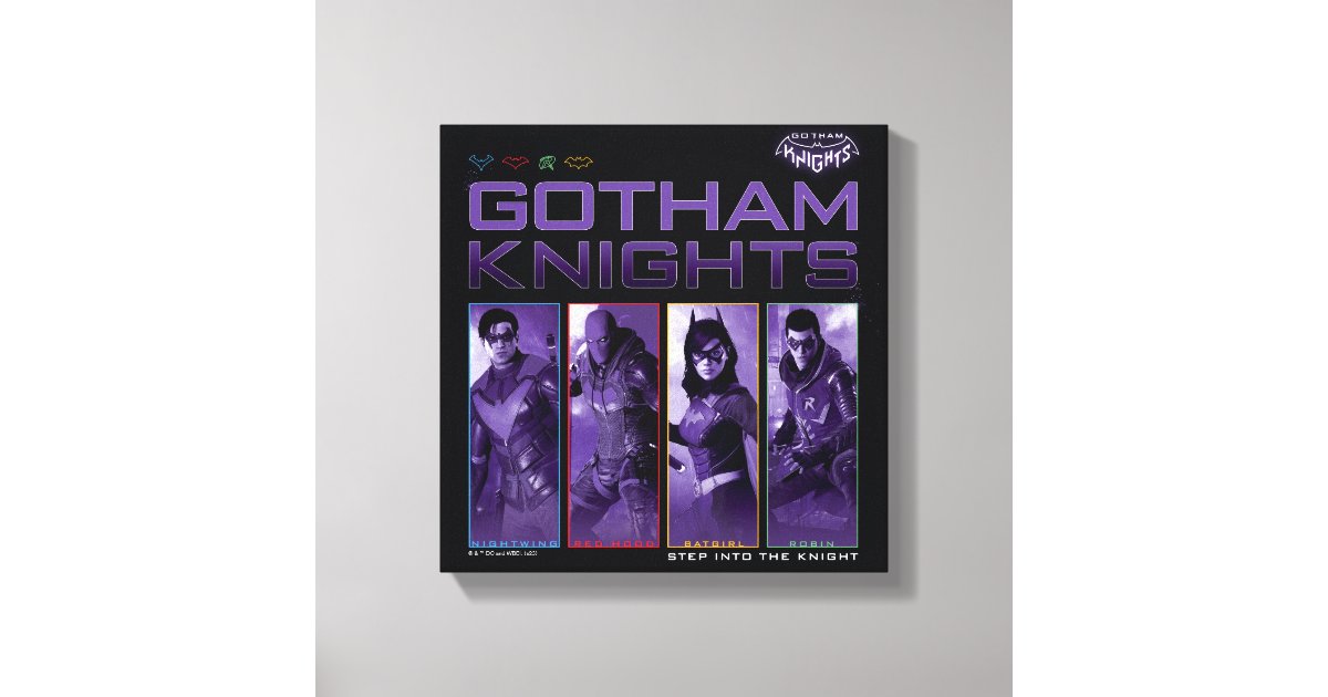 Gotham Knights Hero Panels Canvas Print | Zazzle
