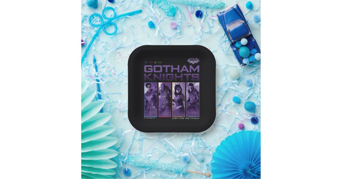 Gotham Knights Hero Panels Paper Plates | Zazzle