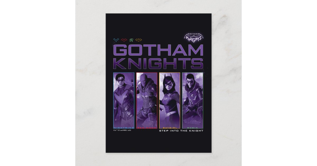 Gotham Knights Hero Panels Postcard | Zazzle