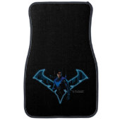 Gotham Knights Nightwing in Logo Car Floor Mat | Zazzle