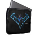 Gotham Knights Nightwing in Logo Laptop Sleeve | Zazzle