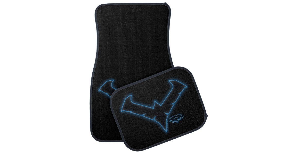 Gotham Knights Nightwing Logo Car Floor Mat | Zazzle