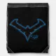 Gotham Knights Nightwing Logo Drawstring Bag | Zazzle
