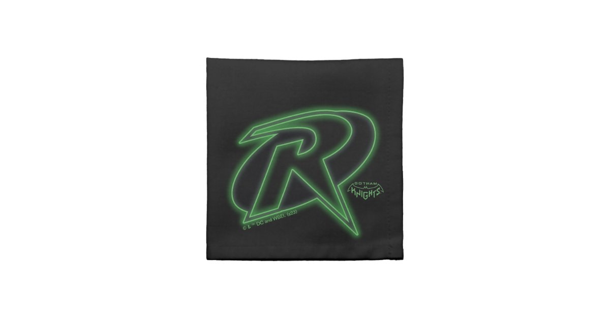 Gotham Knights Robin Logo Cloth Napkin | Zazzle