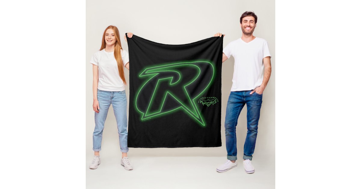Gotham Knights Robin Logo Fleece Blanket | Zazzle