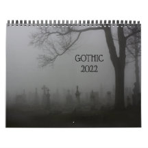 Calendars & Planners Paper 2022 Calendar goth art, Gothic calendar 2023 ...