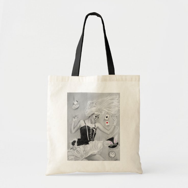 Gothic Alice in wonderland falling Bag | Zazzle