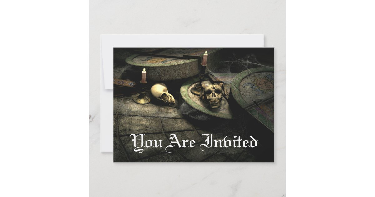 Gothic Birthday Party Invitations | Zazzle