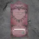Gothic Black & Burgundy Filigree Heart QR Code All In One Invitation ...