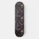 Gothic Black Purple Skulls Moths Moon Skateboard | Zazzle