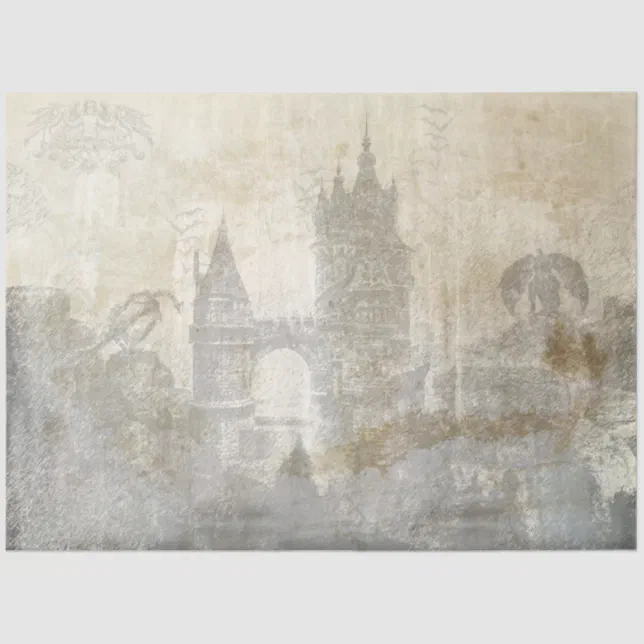 Gothic Castle Series Design 4 Tissue Paper | Zazzle