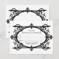Gothic Certificate of Authenticity for Art Note Card | Zazzle
