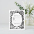 Gothic Certificate of Authenticity for Art Thank You Card | Zazzle