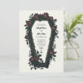 Gothic Coffin Wedding Invitation | Zazzle