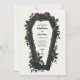Gothic Coffin Wedding Invitation | Zazzle