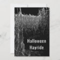 Gothic Cornfield Hayride Halloween Party Invitation | Zazzle