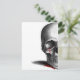 Gothic Crying Half Skull Horror Blood Tears Red Postcard | Zazzle