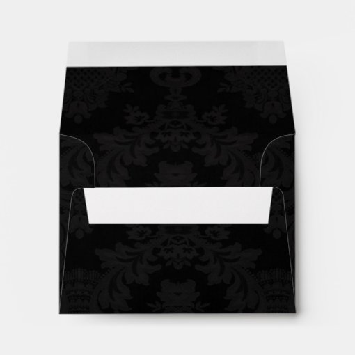 Gothic Damask A2 Envelope with Border for Label | Zazzle