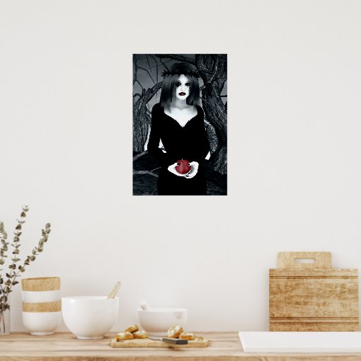 Gothic Eve Art Poster | Zazzle