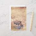 Gothic Fairy Vampire in Clouds Stationary Stationery | Zazzle