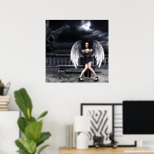 Gothic fallen angel poster | Zazzle