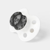 Gothic fanged skull pacifier | Zazzle