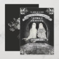 Gothic Ghost Bride & Groom Wedding Invitation | Zazzle