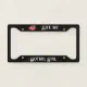 Gothic Girl Vampire Kiss License Plate Frame | Zazzle