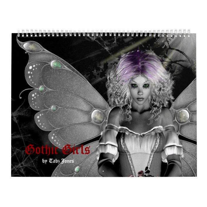 Gothic Girls 2018 Calendar | Zazzle.com