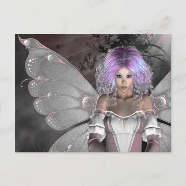 Gothic Girls Forest Fae Postcard | Zazzle