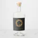 Gothic Glam | Liquor Bottle Label | Black | Zazzle