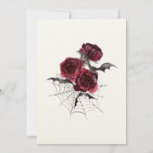Gothic Goth Dark Bats Wedding Invitation | Zazzle