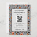 Gothic Goth Skeleton QR code Wedding | Zazzle