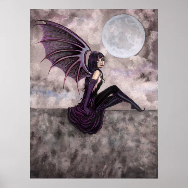 Gothic Gretta Vampire Poster | Zazzle