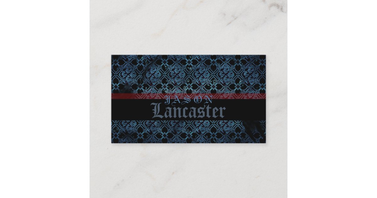 Gothic Grunge Medieval Business Card Template | Zazzle