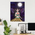 Gothic Gypsy Fairy Poster by Molly Harrison | Zazzle