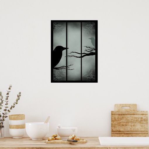 Gothic Haunted Forest - Reversed Poster | Zazzle