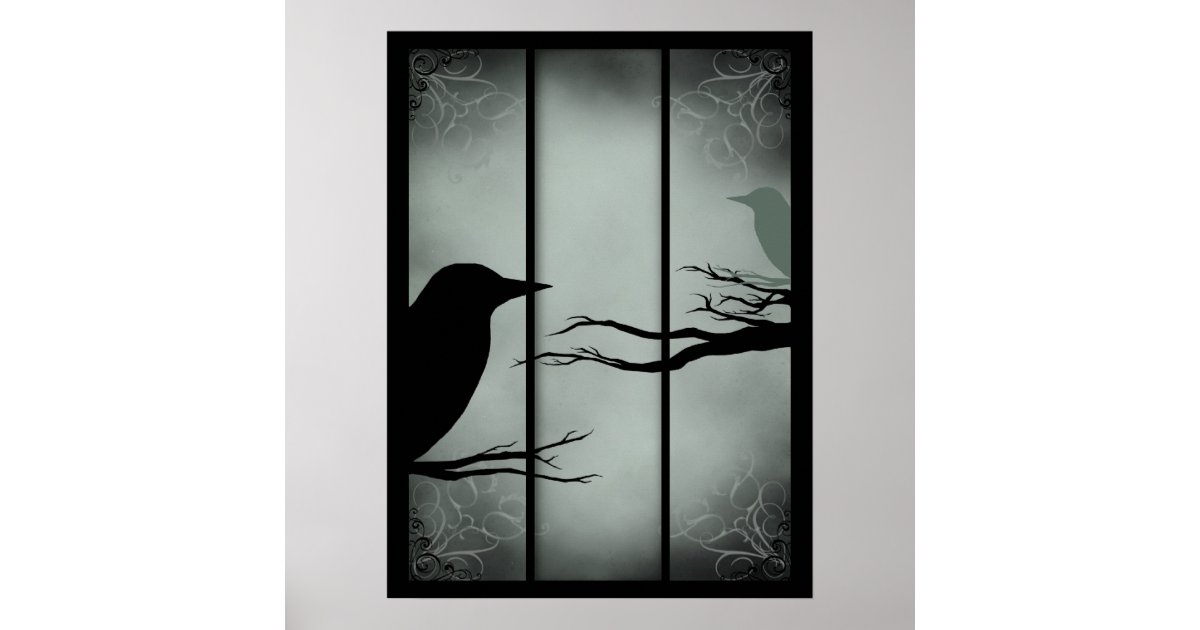 Gothic Haunted Forest - Reversed Poster | Zazzle