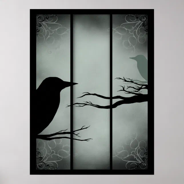 Gothic Haunted Forest - Reversed Poster | Zazzle