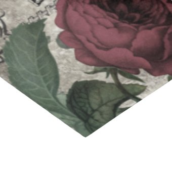 Gothic Macabre Victorian Skull & Death Ephemera Tissue Paper | Zazzle