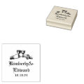 Gothic Medieval Fantasy Wedding Rubber Stamp | Zazzle