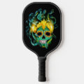 Gothic Medusa Sugar Skull Pickleball Paddle | Zazzle