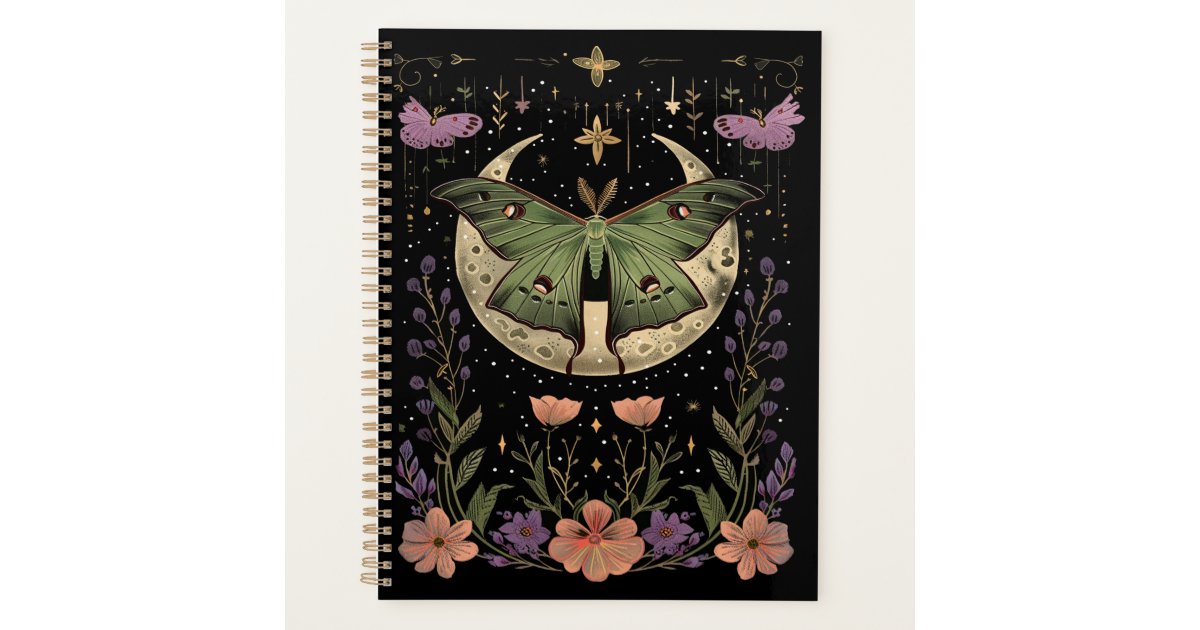 Gothic night sky illustration Planner | Zazzle